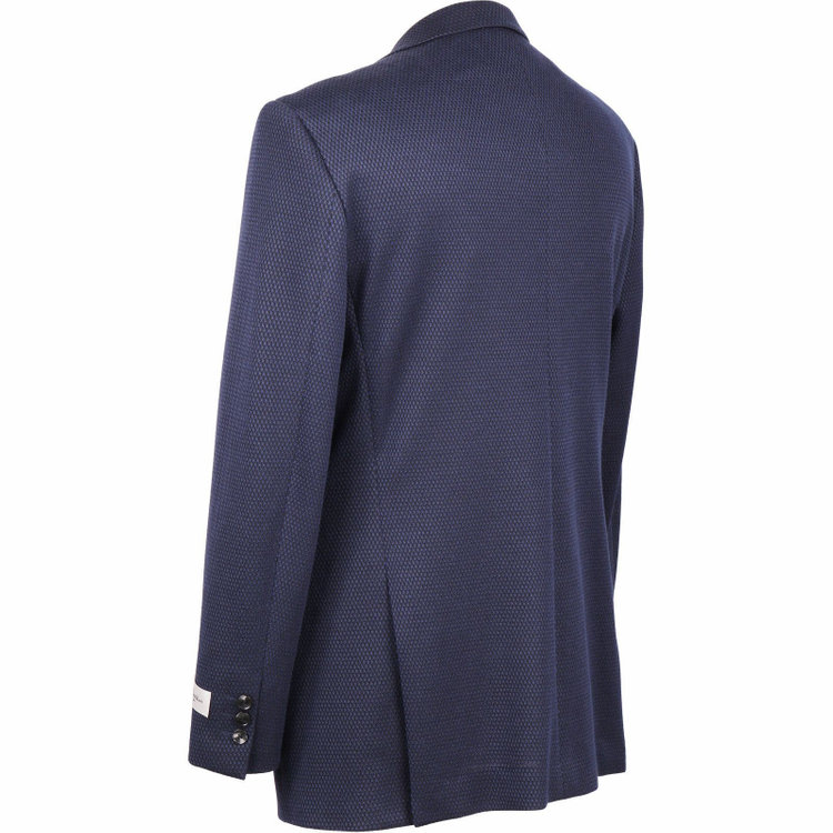 【Donato Vinci Italy】【春夏】リネンコットンブレンド 2釦シングルジャケット/ネイビー（1122202-38_Q ...